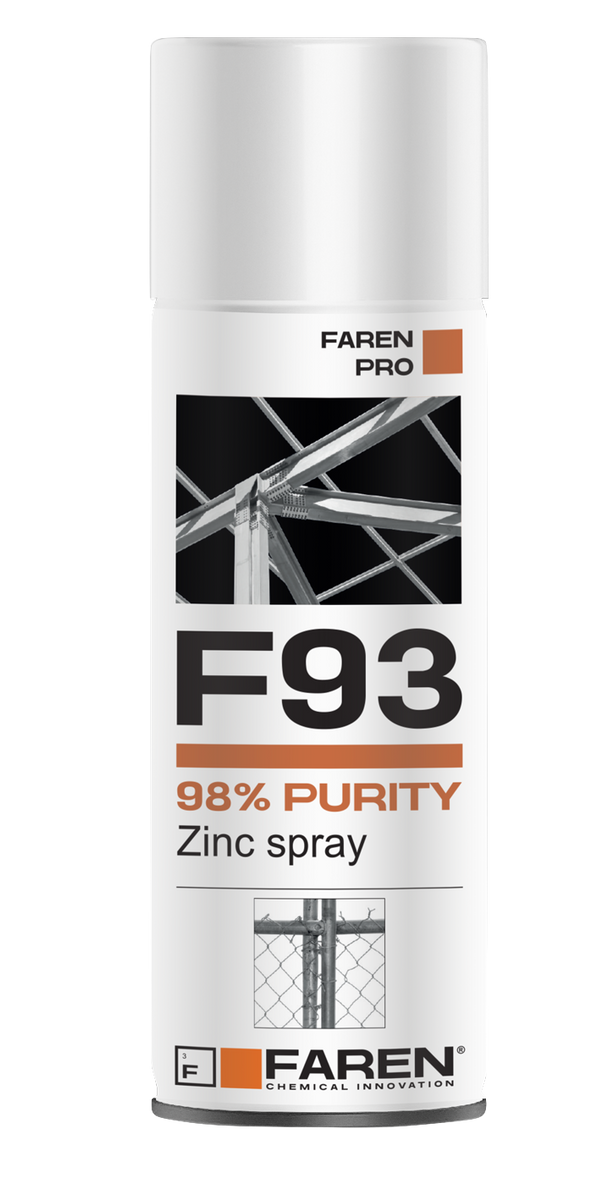 Faren F93 Zinco spray zincante a freddo professionale 400ml – Brico Home