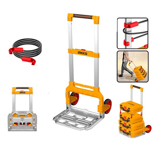 INGCO – Carrello a Mano Pieghevole 130 kg – HHWB61201 – Brico Home