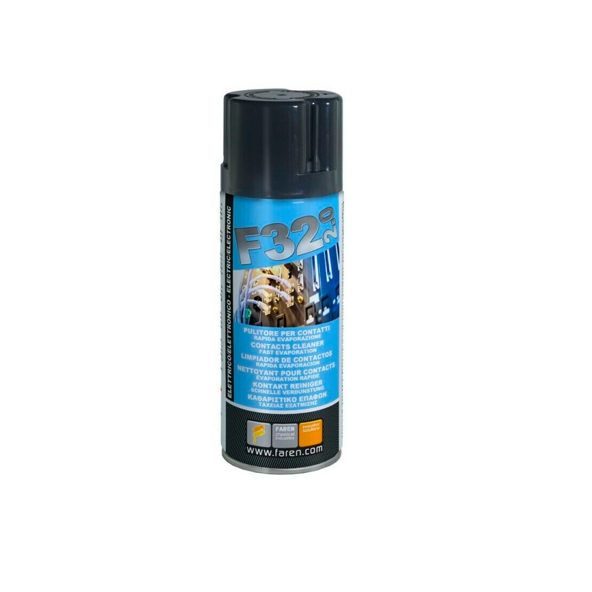 Fast evaporating electrical contact cleaner degreaser 400ml F32 FAREN ...